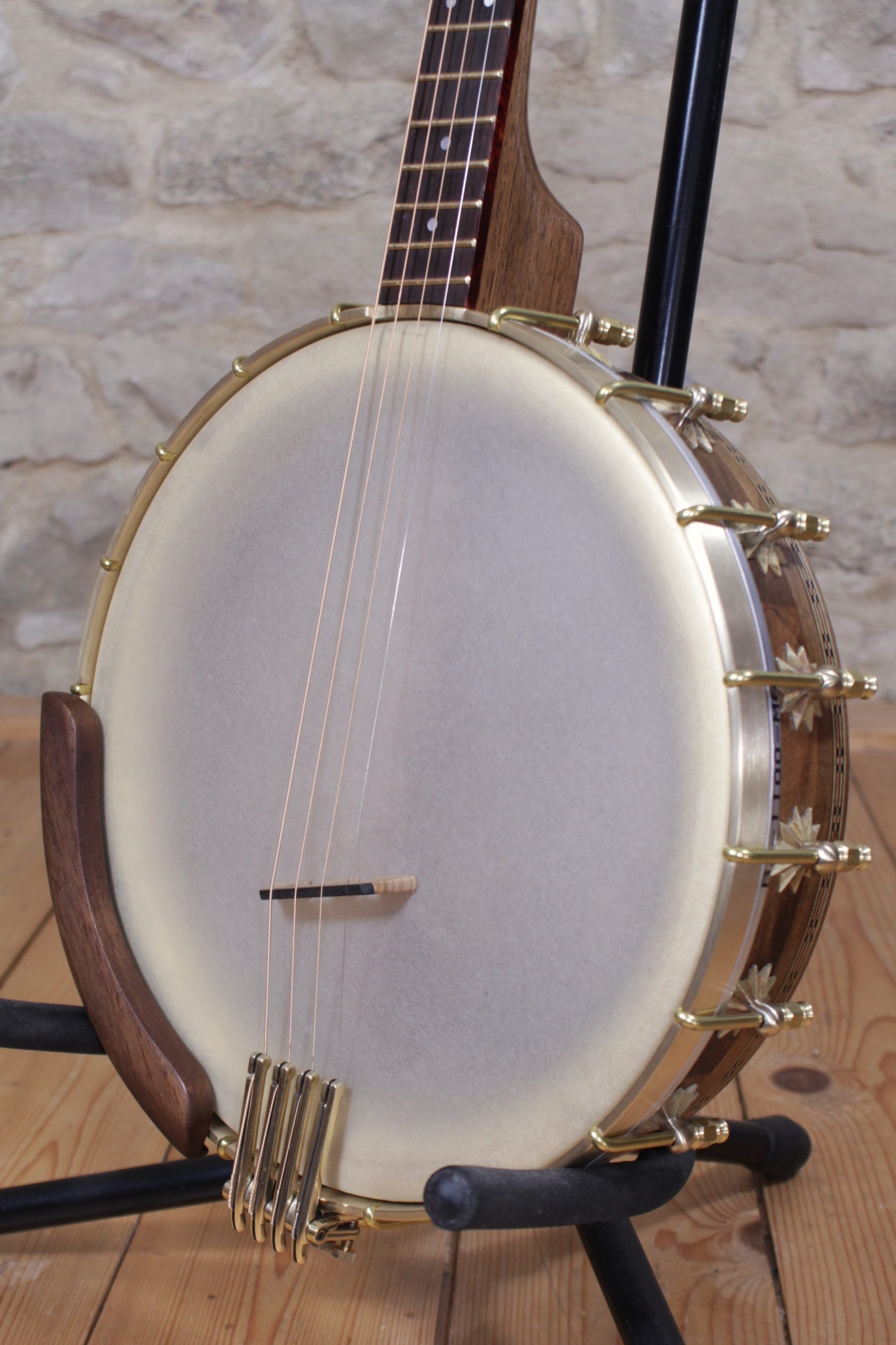 18 fret Fan fret Tenor banjo - Hutchings Banjos