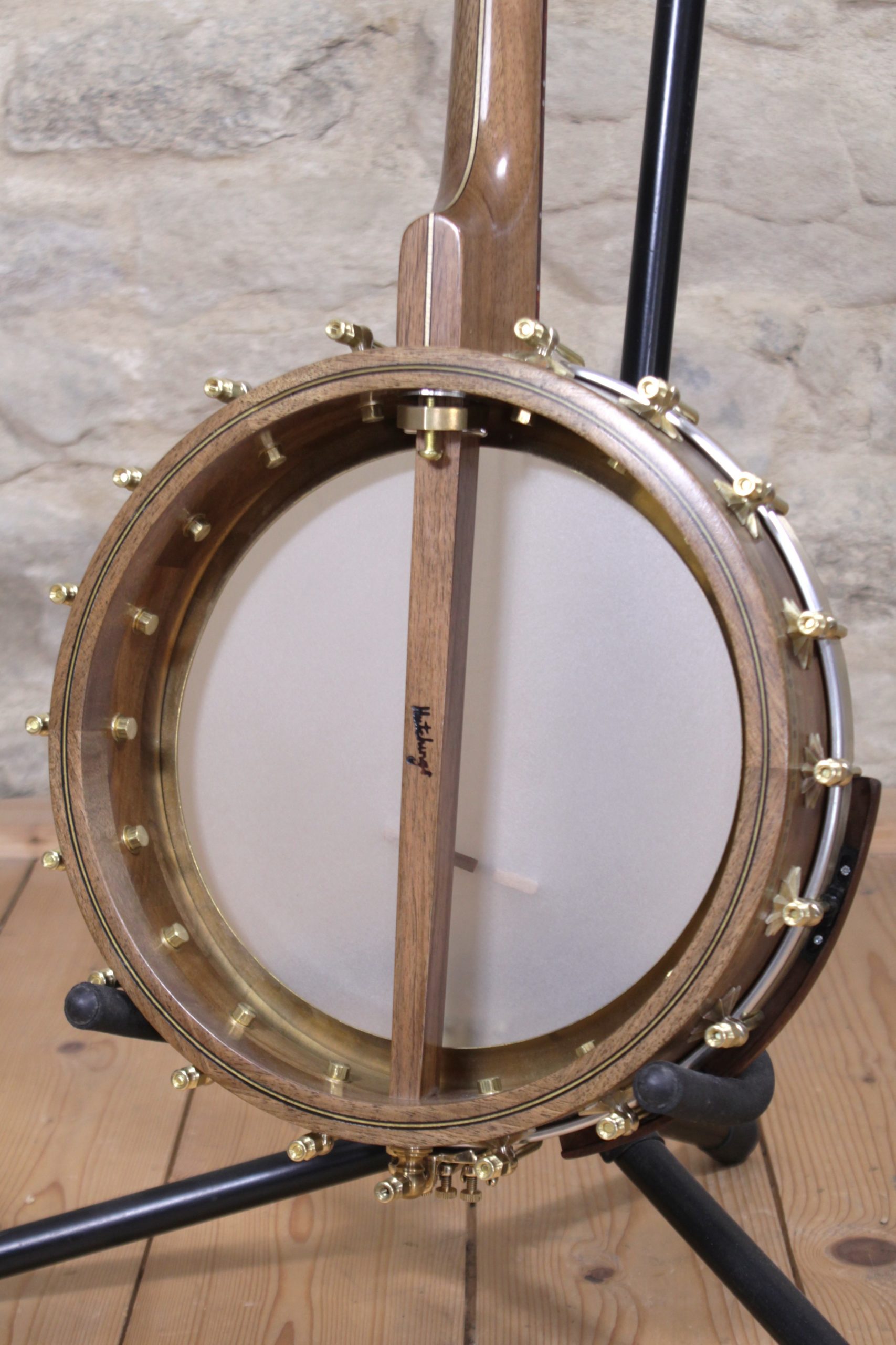 18 fret Fan fret Tenor banjo - Hutchings Banjos